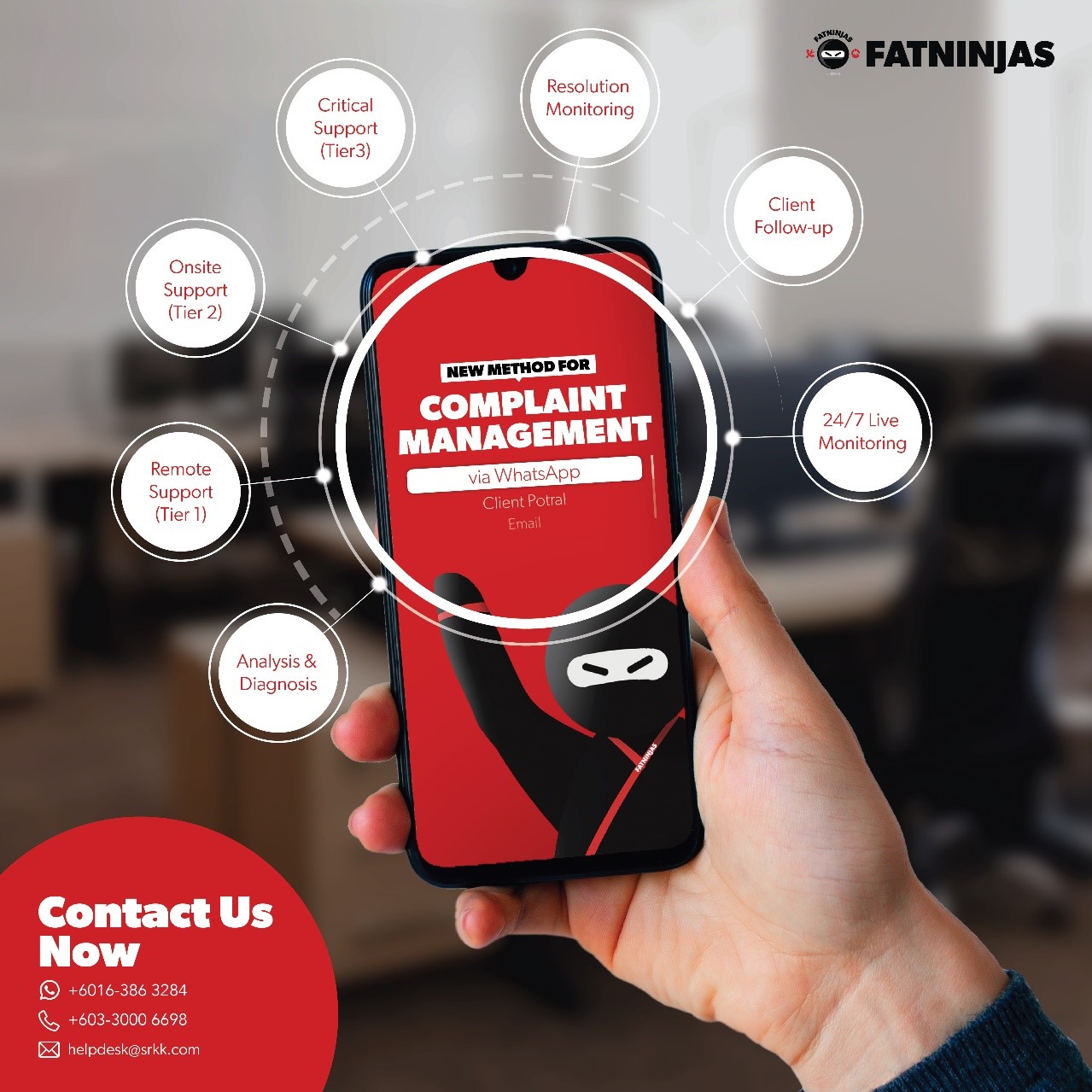 Contact Us - FatNinjas Managed Services